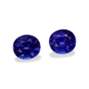 D-Block Blue Tanzanite 15.37ct - Pair (TN1189) | Mohra.com